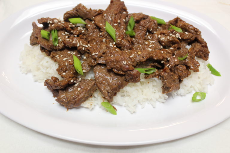 Beef Bulgogi and Rice - Kwaz Kan Cook